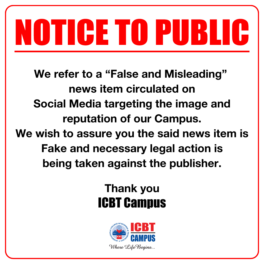 ICBT Homepage ICBT Campus - Leading Tertiary Education Provider In Sri ...